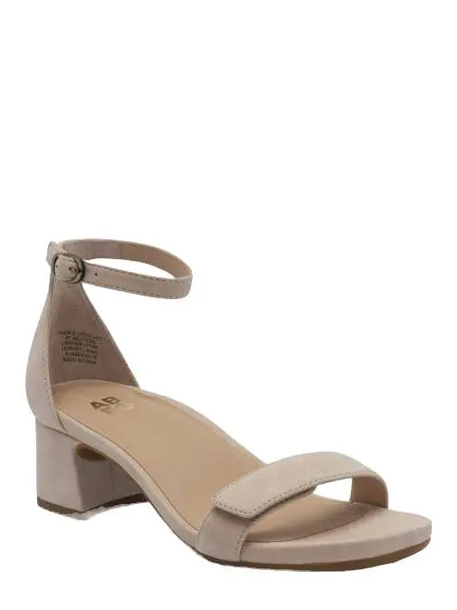 ABEO Avenue Ankle Strap Heels - Sand Leather - Regular