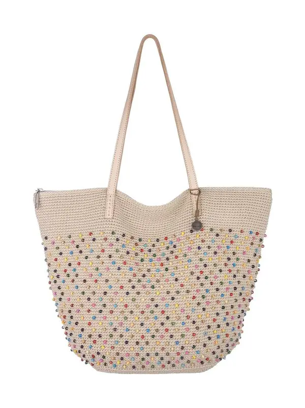THE SAK Faye Tote Bag - Ecru Multi Beads