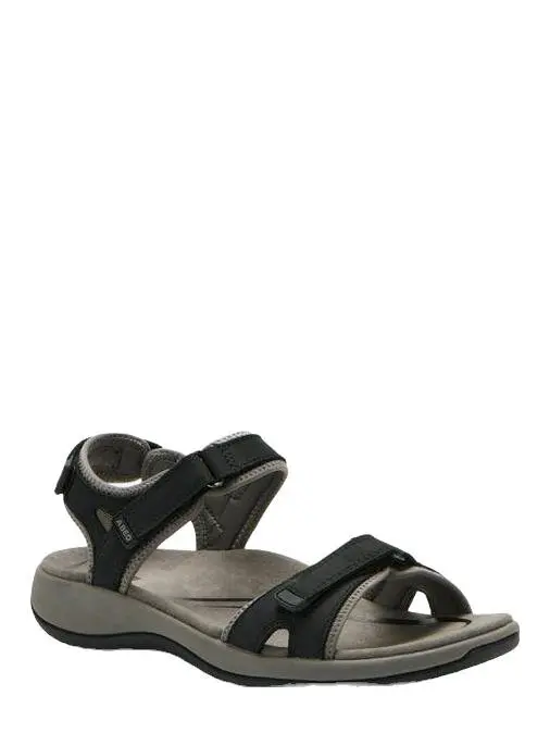 ABEO Goleta Adjustable Strappy Sandals - Black