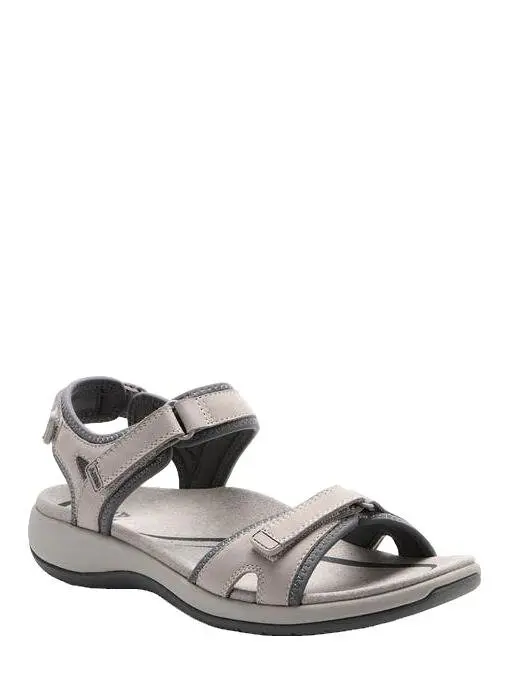 ABEO Goleta Adjustable Strappy Sandals - Grey
