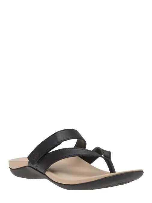 ABEO Oasis Thong Sandal - Black Majestic - Regular