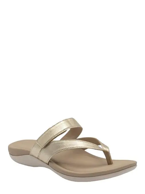 ABEO Oasis Thong Sandal - Light Gold - Metatarsal
