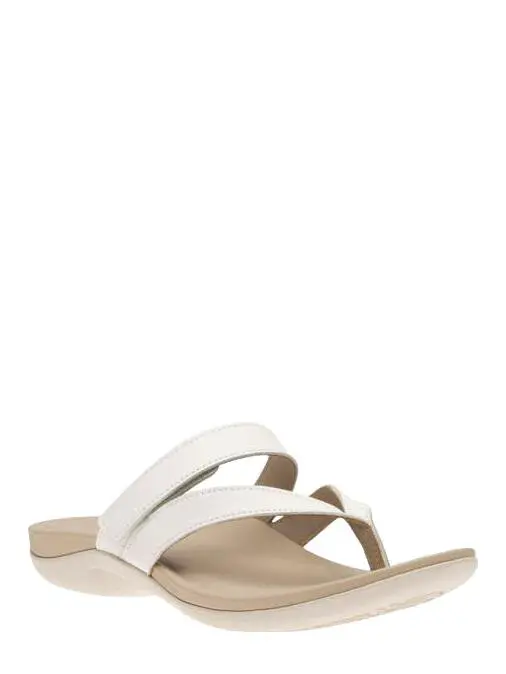 ABEO Oasis Thong Sandal - White - Metatarsal