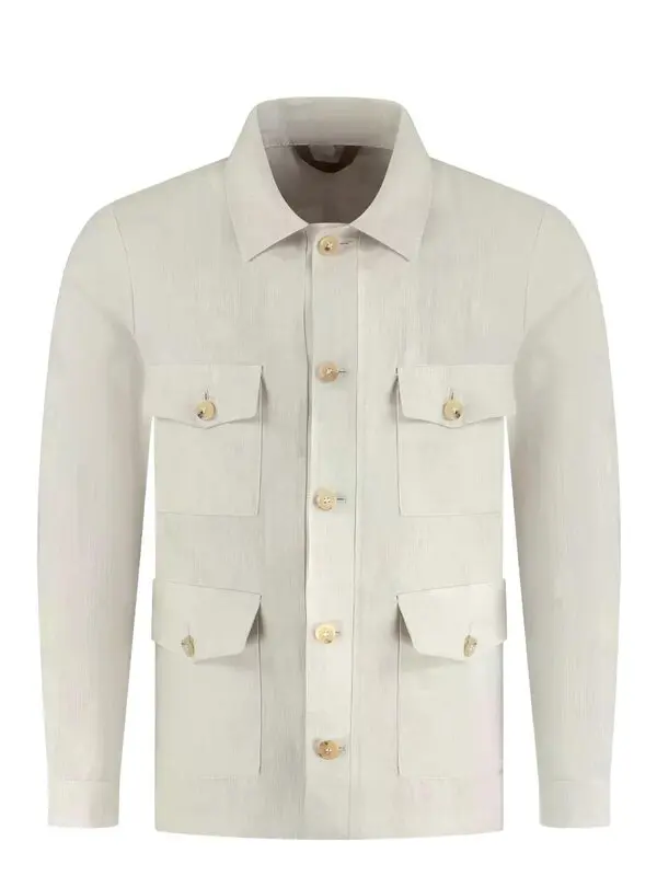 LUIGI BORRELLI Sahariana Jacket - Neutrals