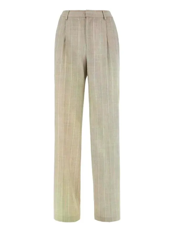 PT TORINO Striped Trousers - Neutrals