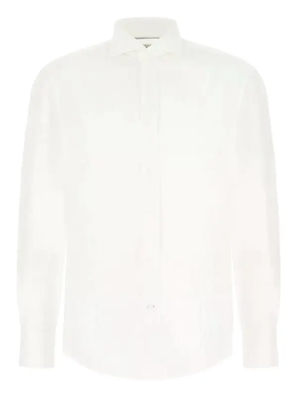 Brunello Cucinelli Long-sleeved Shirt - White