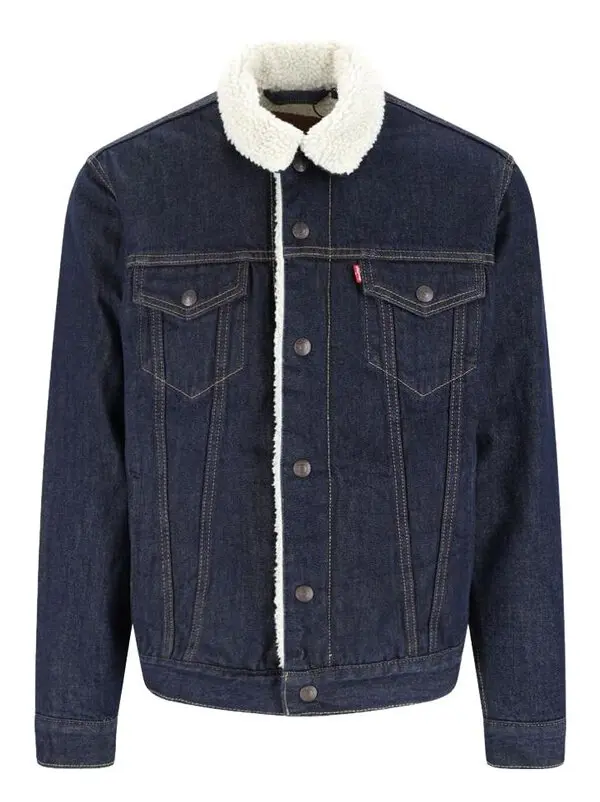 LEVI'S Give It A Rinse Sherpa Jacket - Blue
