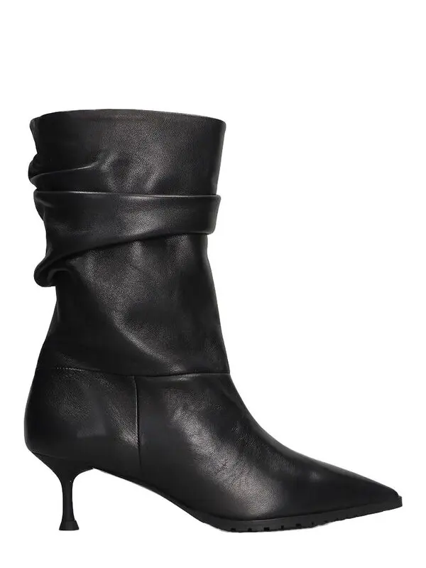 FRATELLI RUSSO High Heels Ankle Boots - Black