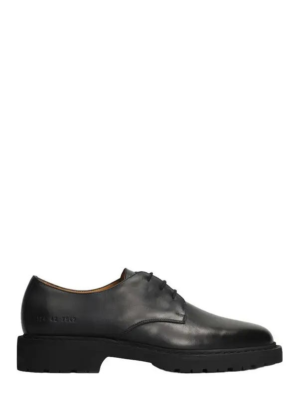 COMMON PROJECTS Derby Lace Up Shoes - Black