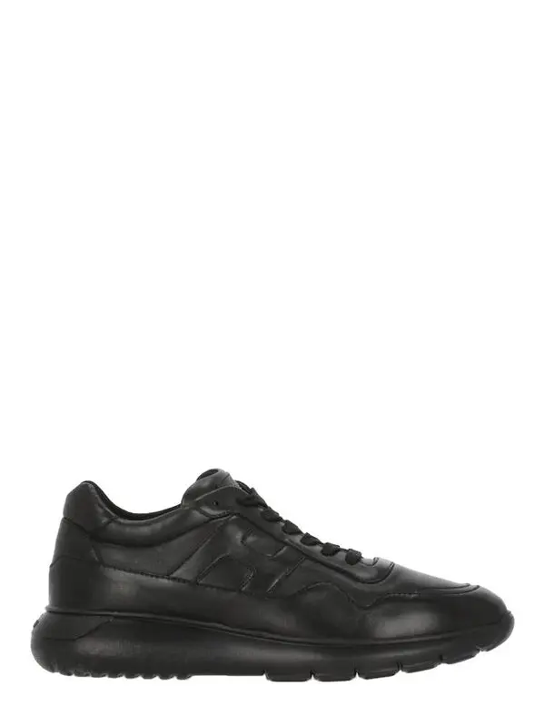 Hogan Leather Sneakers - Black