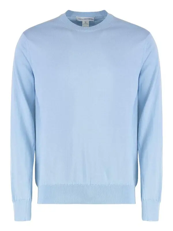Comme Des Garçons Crew-neck Sweater - Blue