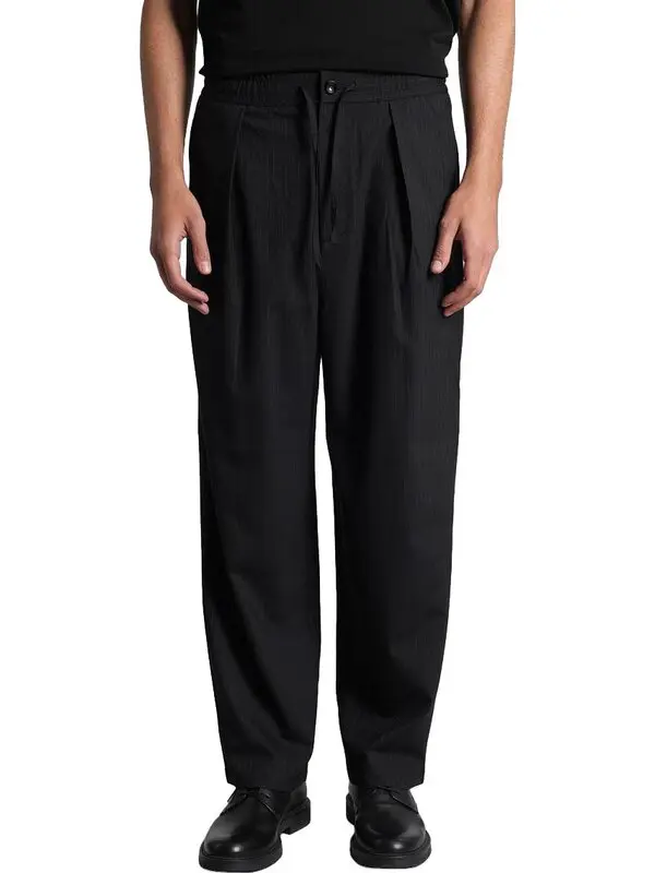 Attachment Straight Leg Trousers - Black