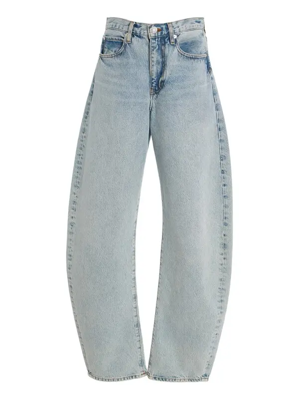 FRAME The Bubble High-rise Jeans - Medium Wash