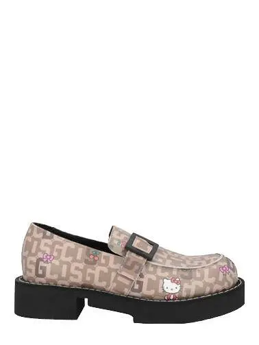 GCDS X CLARKS Leather Loafers - Beige