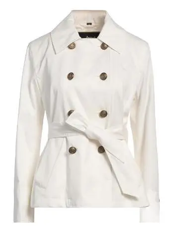 SEALUP Belted Woven Jacket - White