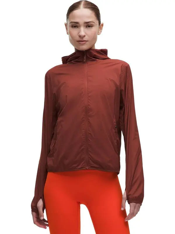 Lululemon Breathable Lightweight Training Jacket - Cranberry Charm
