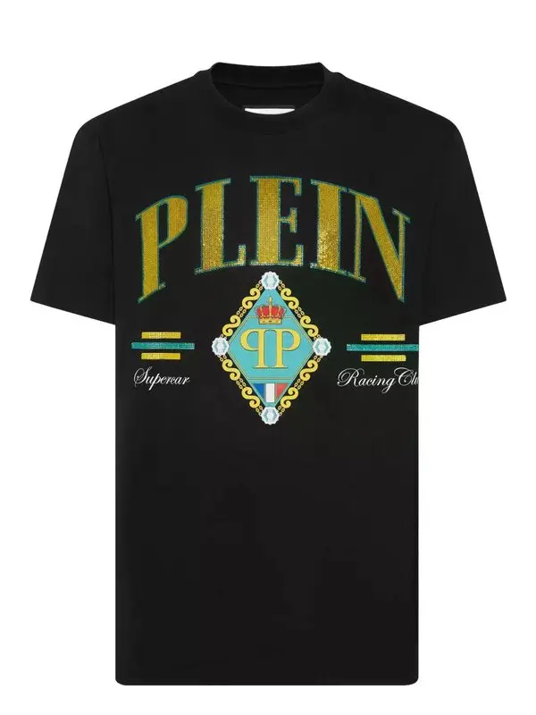 Philipp Plein Supercar Stones T-shirt - Black