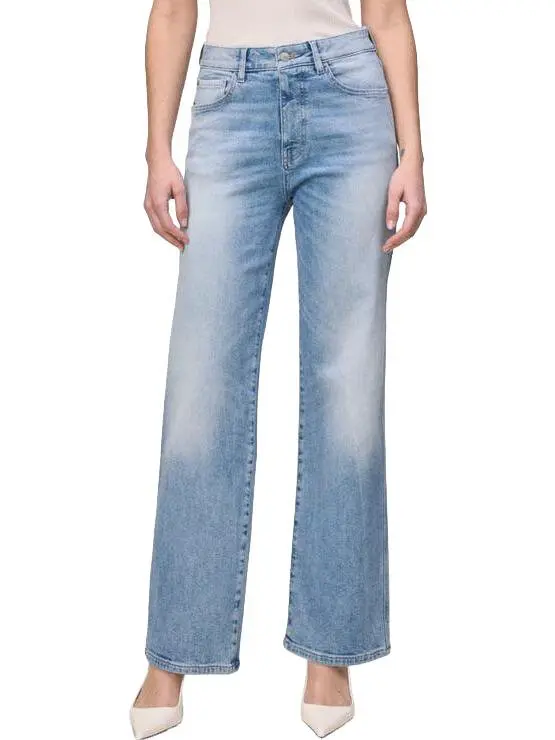 Warp + Weft 90s High Waist Straight Leg Jeans - Hollywood Hills