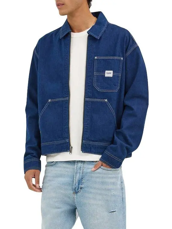 LEEM 91w Denim Workwear Jacket - Rinse
