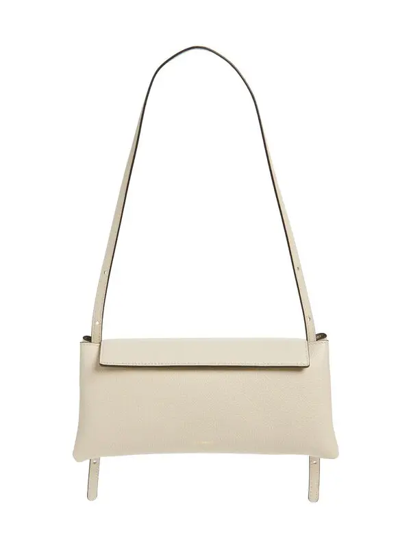 REE PROJECTS Elieze Leather Clutch - Beige