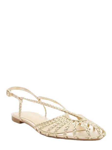 AREZZO Paola Slingback Sandal - Platino