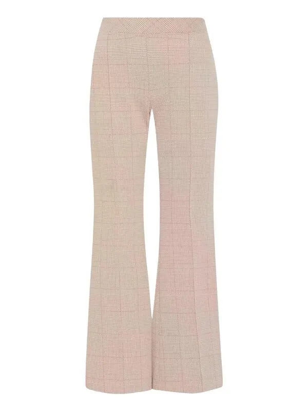 Rosetta Getty Cropped Flared Trousers - Neutrals