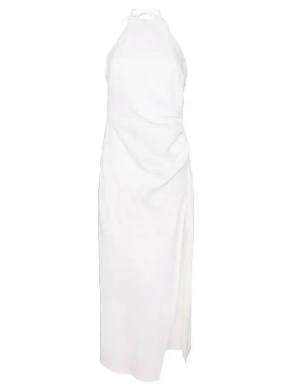 REFORMATION Sadey Linen Dress - White