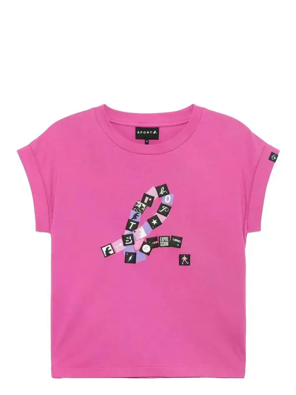 SPORT B. BY AGNÈS B. Logo-print T-shirt - Pink