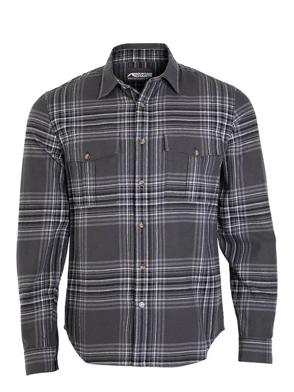 MOUNTAIN KHAKIS Noda Flannel Shirt - Black