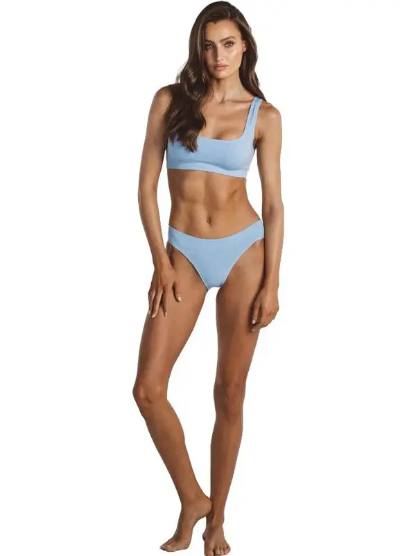 LDMA High Sculpt Bra Rib - Arctic Blue