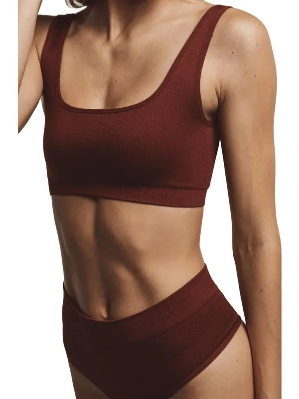 LDMA High Sculpt Bra Rib - Crimson