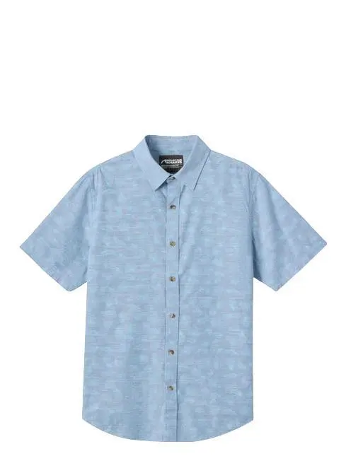 MOUNTAIN KHAKIS Basin Short Sleeve Woven Shirt - Blue Ridge