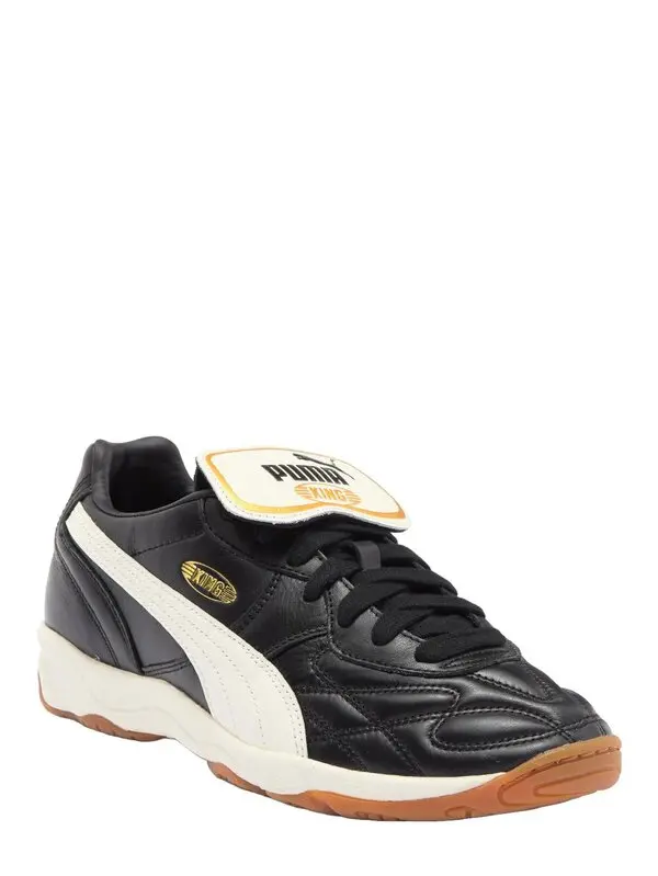 PUMA King Indoor Soccer Sneakers - Puma Black-warm White