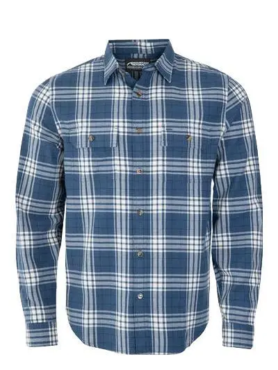 MOUNTAIN KHAKIS Park Flannel Shirt - Faded Indigo