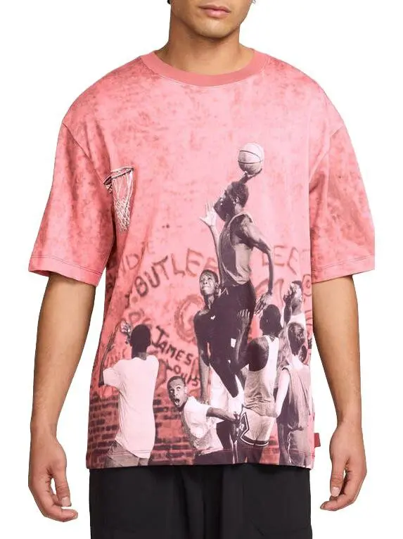 JORDAN Air Oversize Graphic T-shirt - 659 Wgjdrd/black