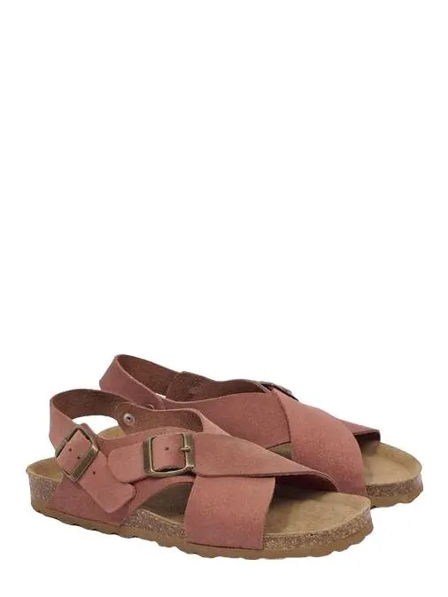 CELTIC & CO. Crossover Buckle Sandal - Terracotta