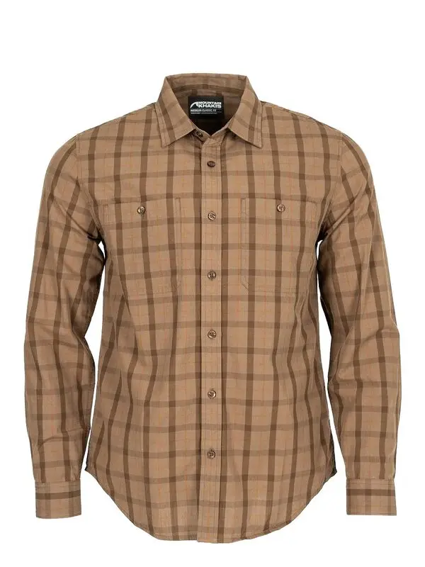 MOUNTAIN KHAKIS Midtown Long Sleeve Woven Shirt - Cedar
