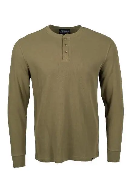 MOUNTAIN KHAKIS Axe Thermal Henley - Forest Moss