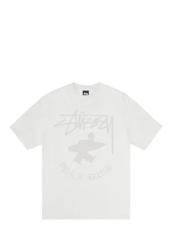 StÜssy Beach Roots Tee 'natural - White