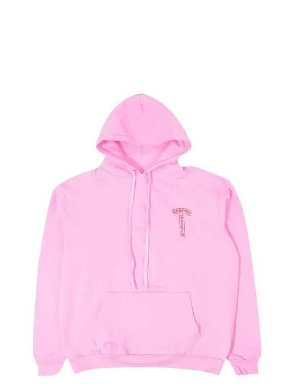 Chrome Hearts T-bar Logo Hoodie - Pink