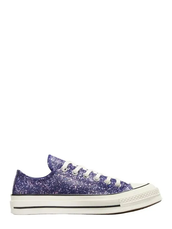 CONVERSE Chuck 70 Low Glitter Sneakers - Blue