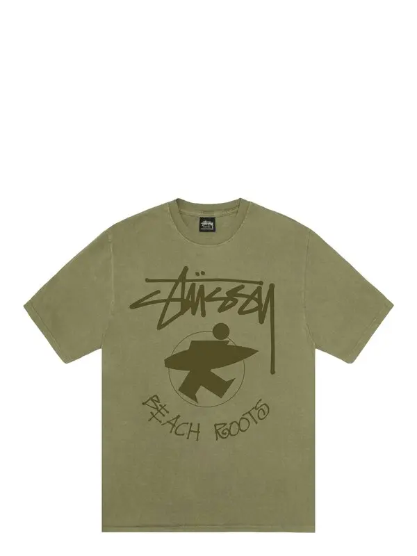 StÜssy Beach Roots Tee 'olive - Green