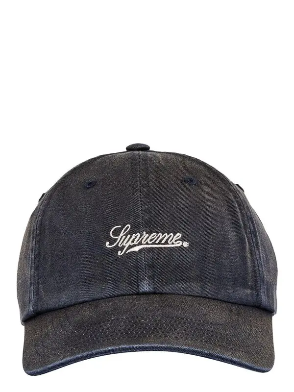 Supreme Bleached Chino 6-panel 'navy - Blue