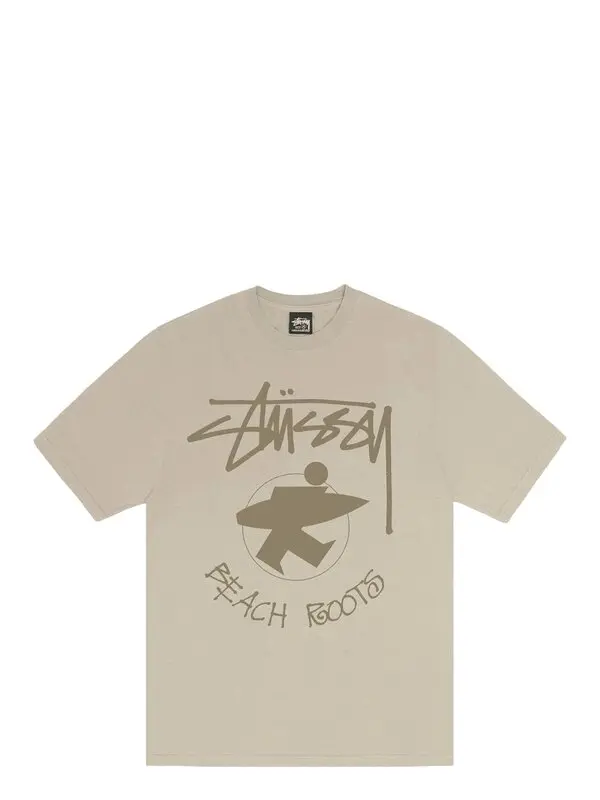 StÜssy Beach Roots Tee 'khaki - Tan