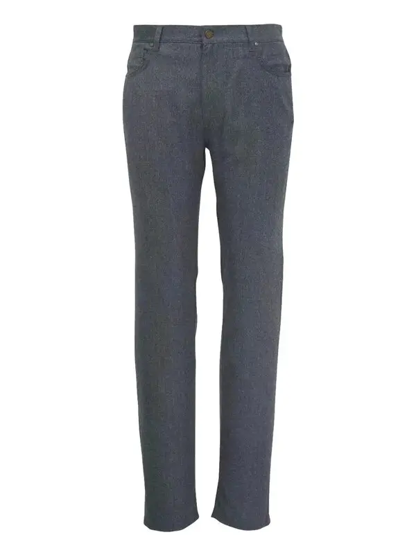 MAURIZIO BALDASSARI Virgin Wool Trousers - Grey