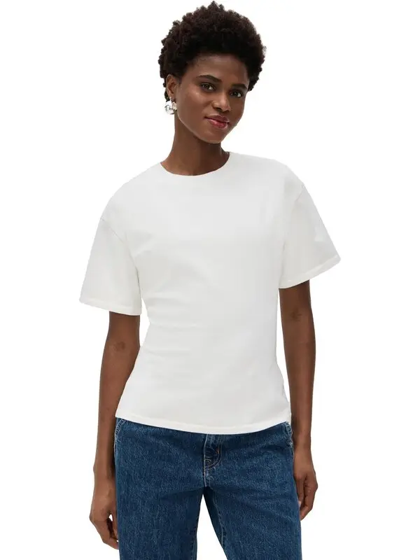 EB DENIM Eero Tee - Milk