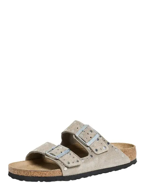 BIRKENSTOCK Arizona Rivets Sandals - Taupe