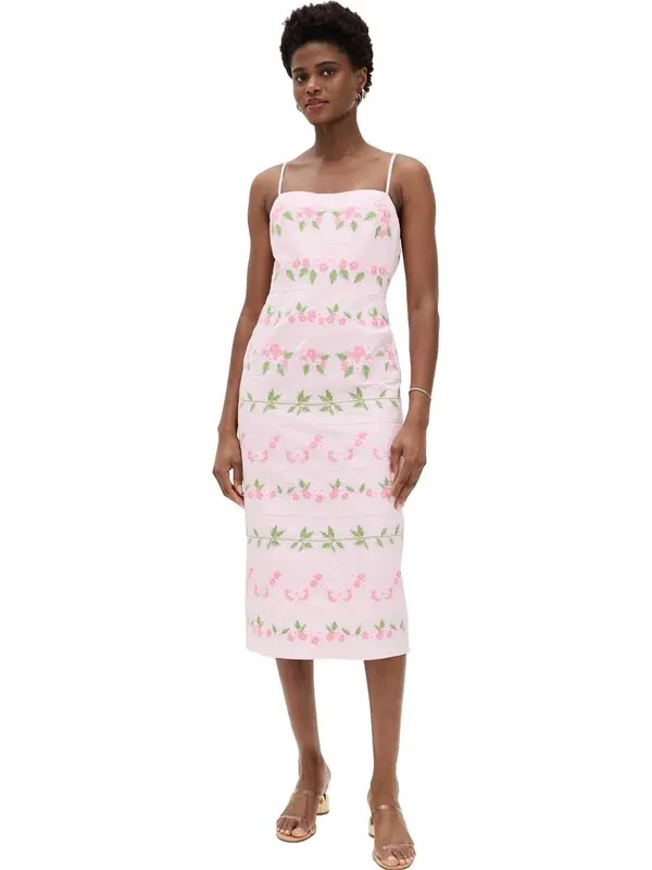Fanm Mon Nuray Midi Dress - Light Pink