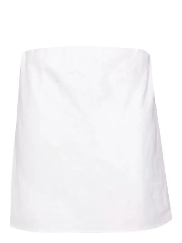 REFORMATION Mollie Linen Top - White