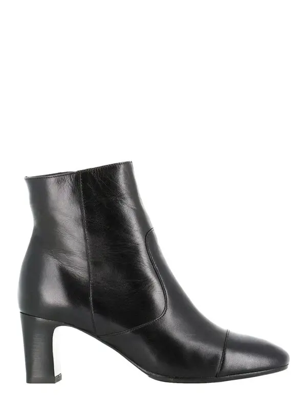 TASSINARI 65mm Leather Ankle Boots - Black